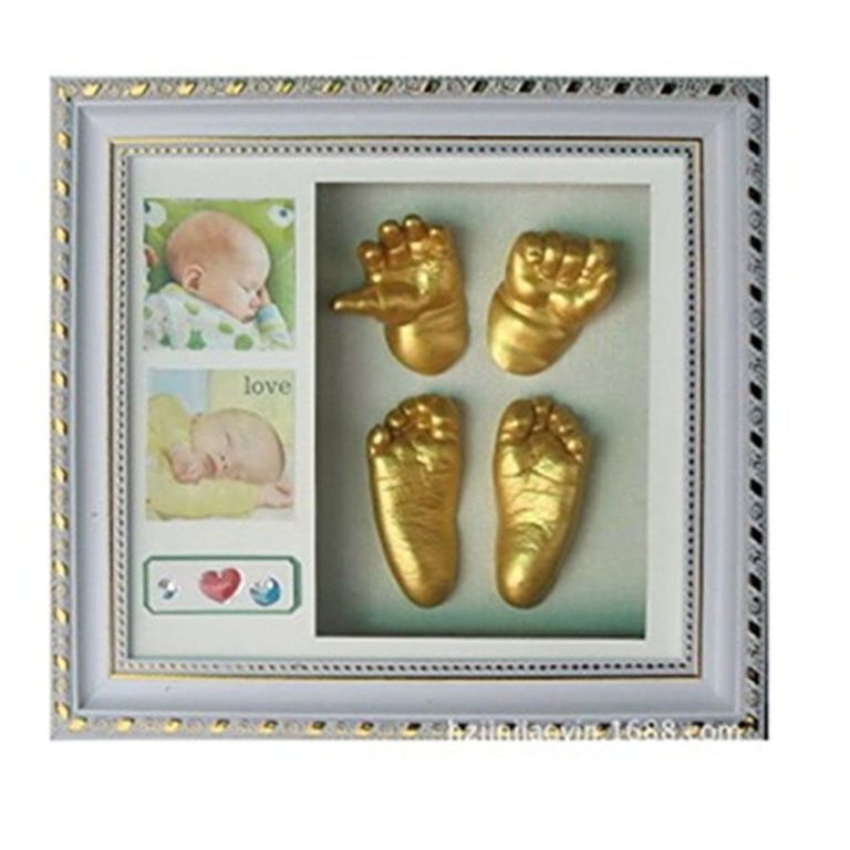 Babies Bloom 3D Baby Hand and Footprint Kit with Photo Frame